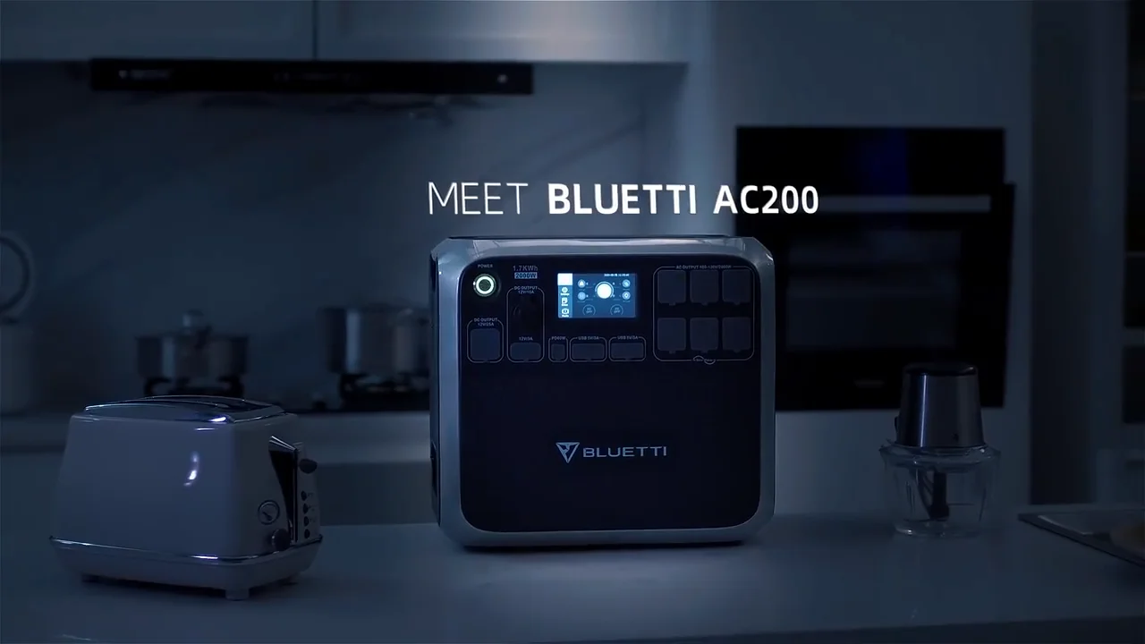 Bluetti Backup Battery Pack Portable Power Station Ac200p 2000w 2000wh ...
