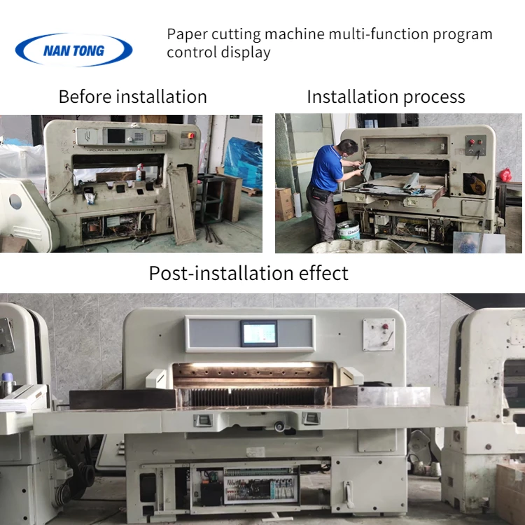Heavy Duty Guillotine Paper Cutter Automatic Cutting Machine Computer ...