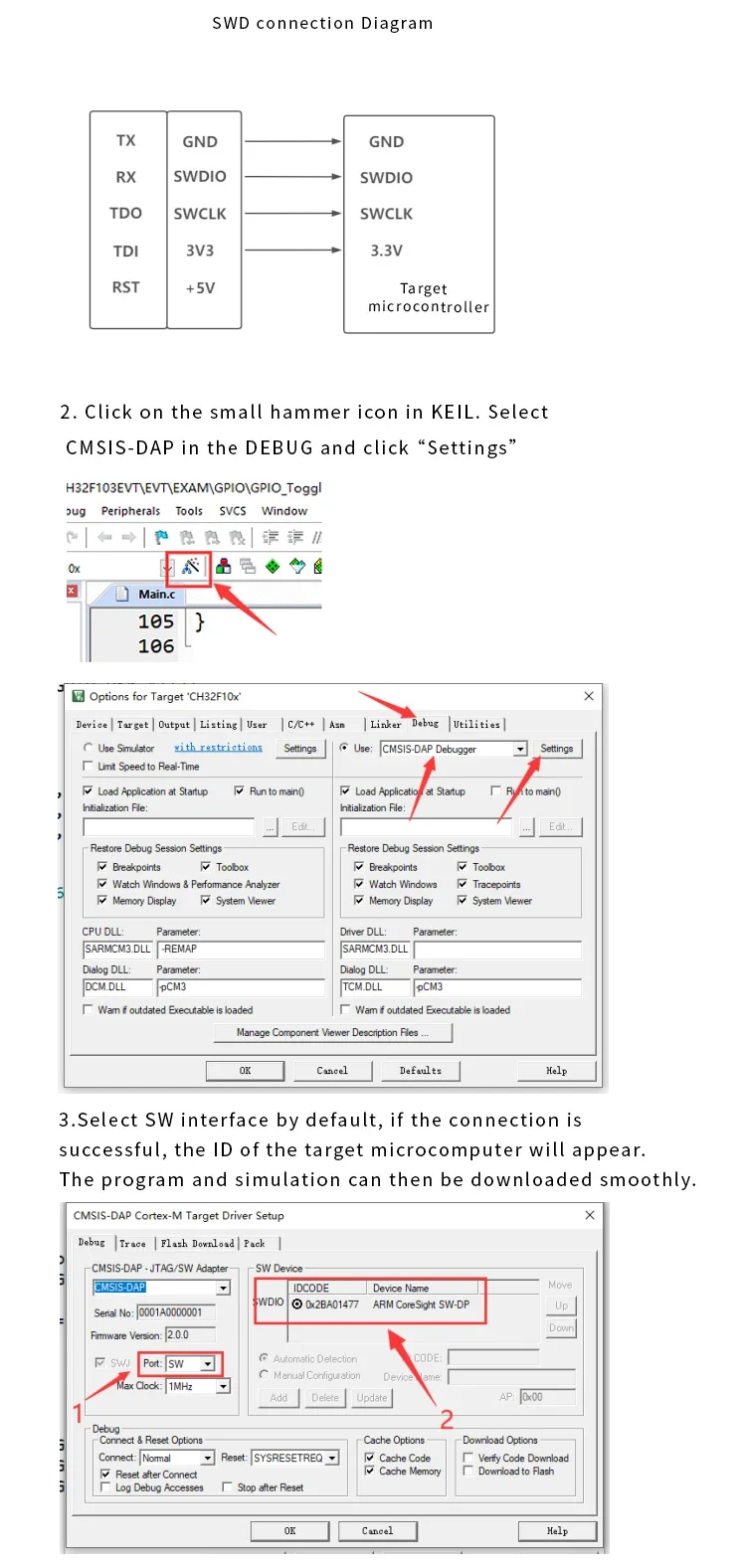 DAPLINK CMSIS-DAP Open Source - Replace JLINK/STLINK