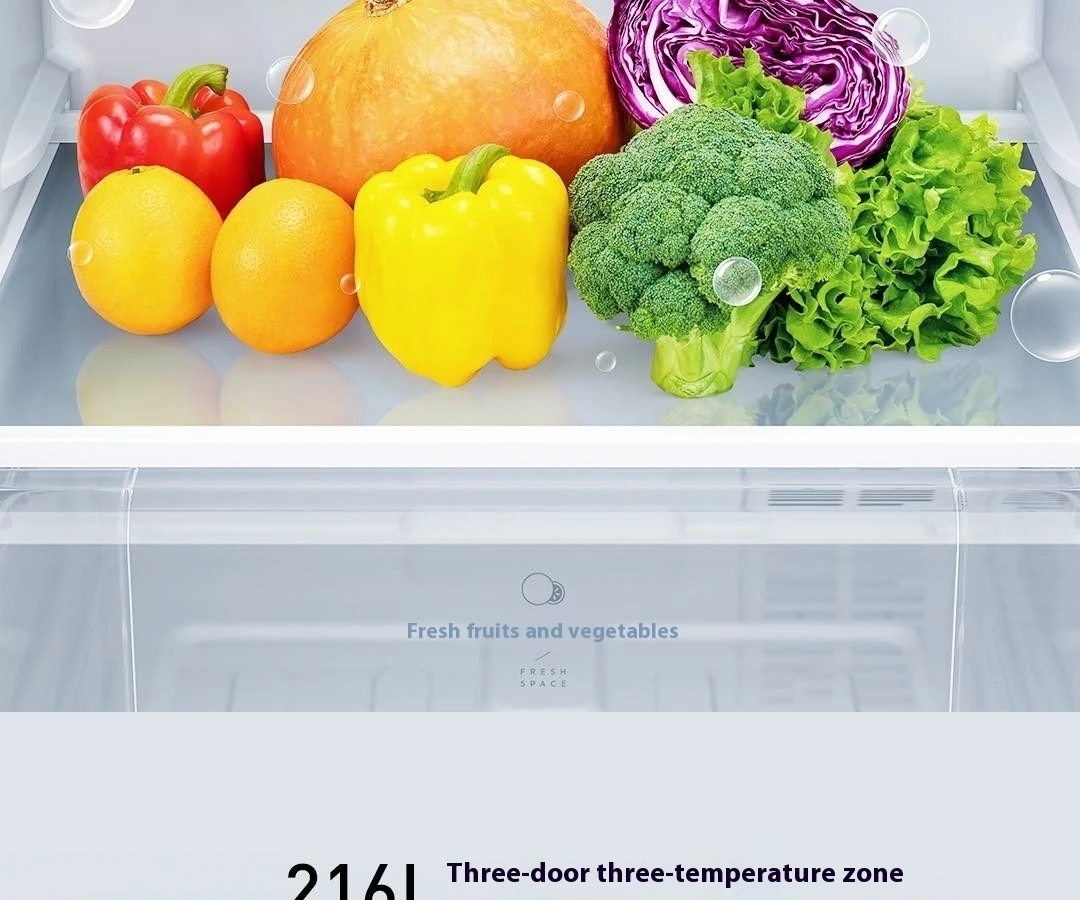 Xiaomi Mijia Refrigerator Frost Free Three Door 216l Household Low ...