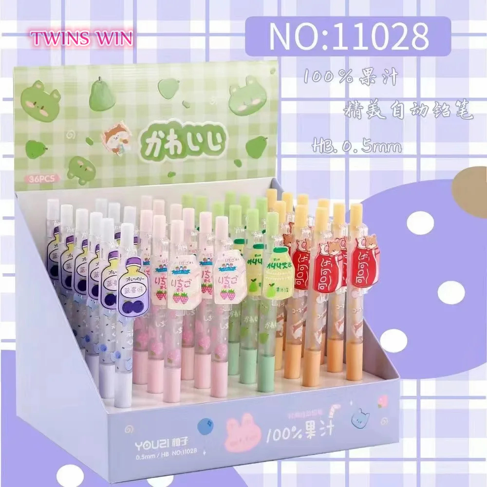 Cute Kids Writing Tool Press Pencil Fruit Pattern Press 0.5mm Automatic ...