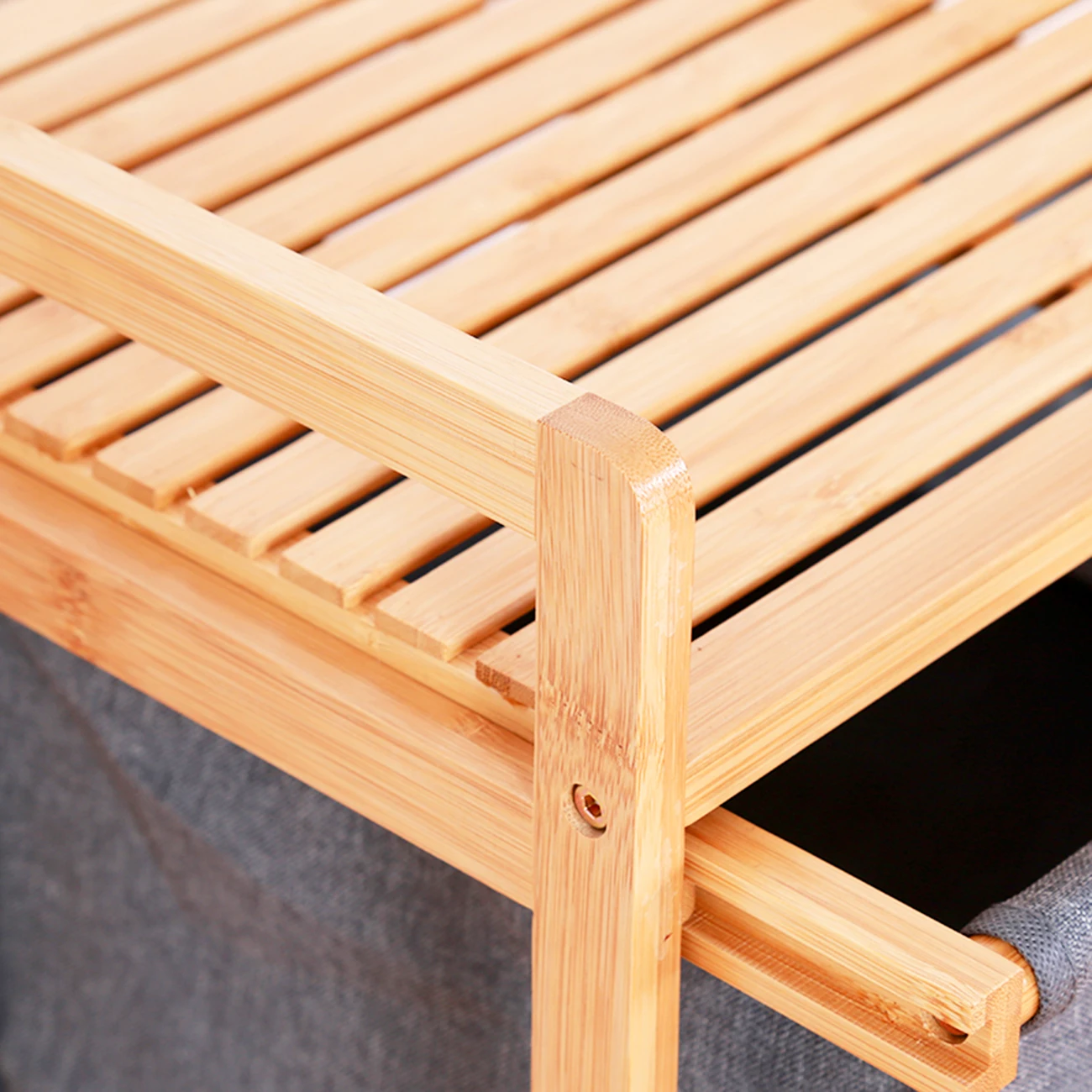 3 Tier Bamboo Storage Shelf - Versatile & Stylish Solution