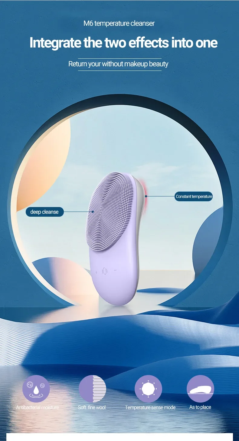 Portable Electric Skin Body Face Deep Spa Waterproof Scrubber