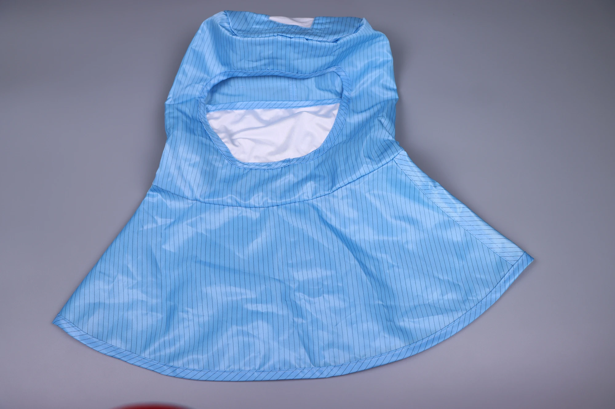 ESD Shawl Hat - Blue Dust Free Anti-Static Cap for Cleanroom