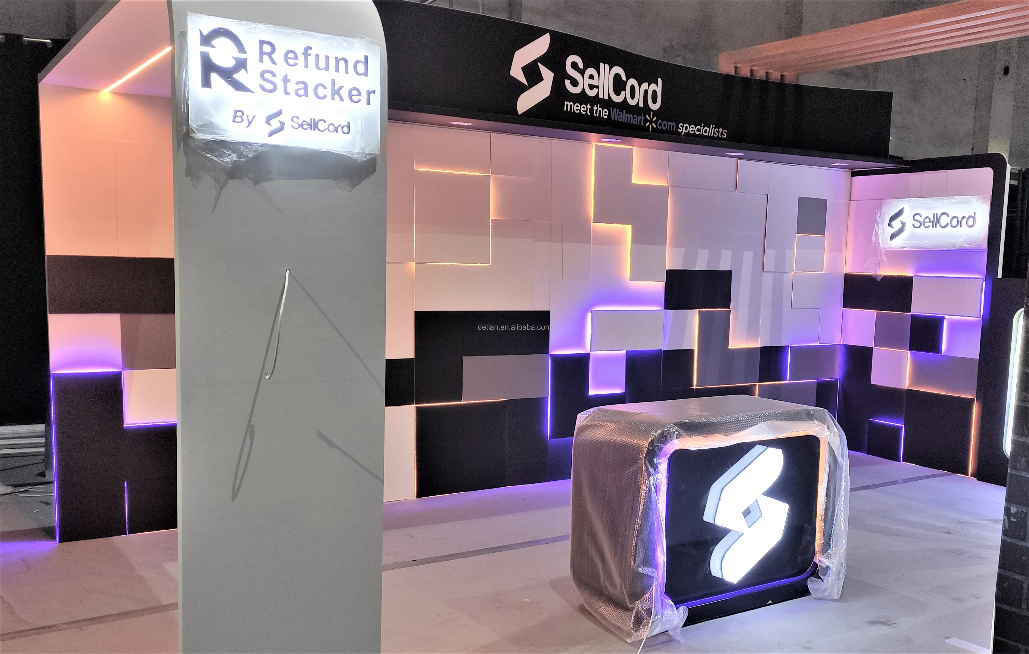 Modular Exhibit Booths Wood Design Watch Jewelry Display Mall Kiosk ...