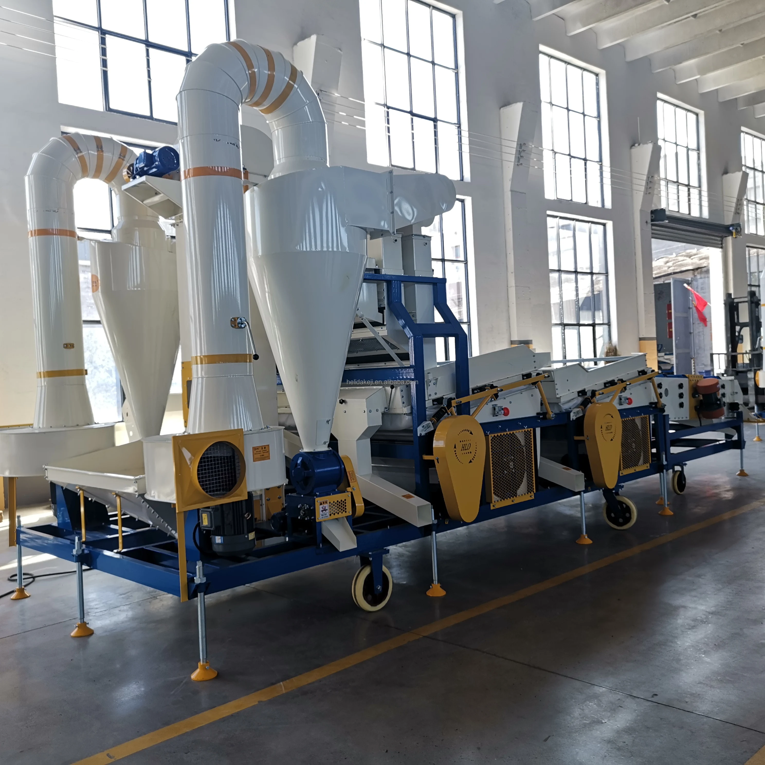 HELIDA Corn Seed Cleaner High Output Double Air Gravity Grading Motor ...