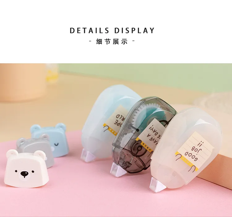 Cute Candy Kawaii Korean School Student Kids Cartoon Animal Bear Glue ...