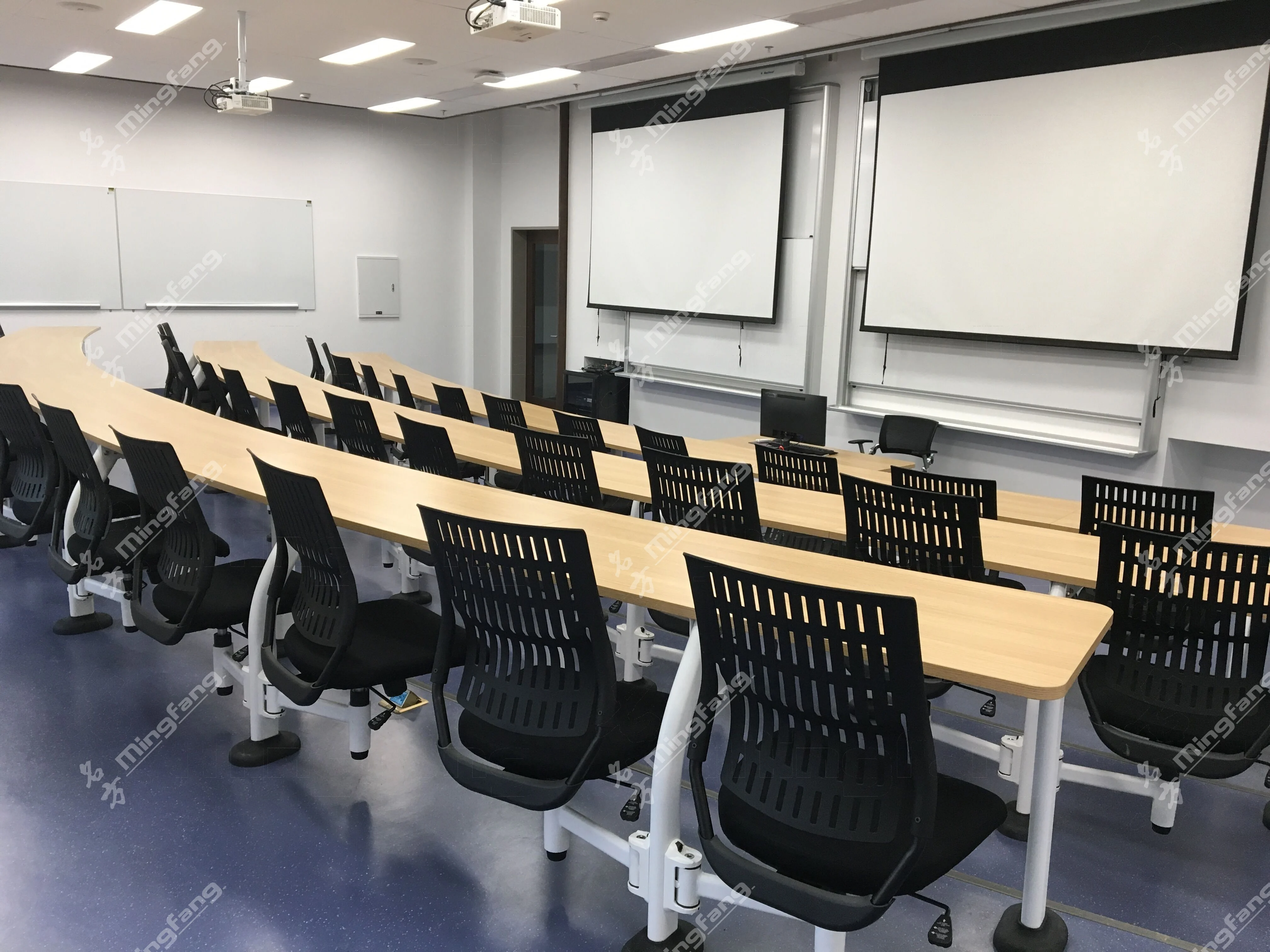 University College Classroom Furniture - Metal Leg Auditorium Lecture ...