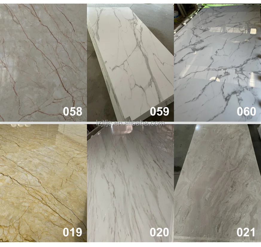 Uv Pvc Marble Sheet Wall Panel Rock Embossed Sheets For Wall Decoration 2mm 4x8 Uv Sheet Marble ...