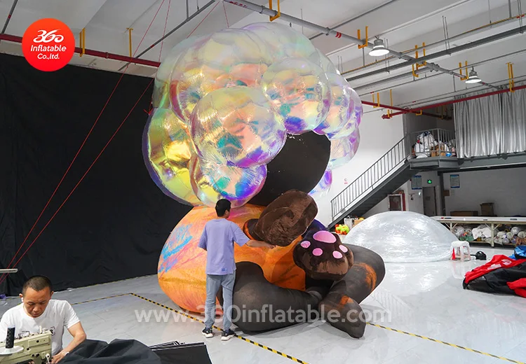Custom Big Pvc Colourful Cartoon Mascot Inflatables Inflatable With ...