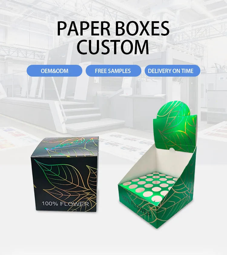 Custom Printed Counter Small Cardboard Packaging Boxes for Retail Pre ...
