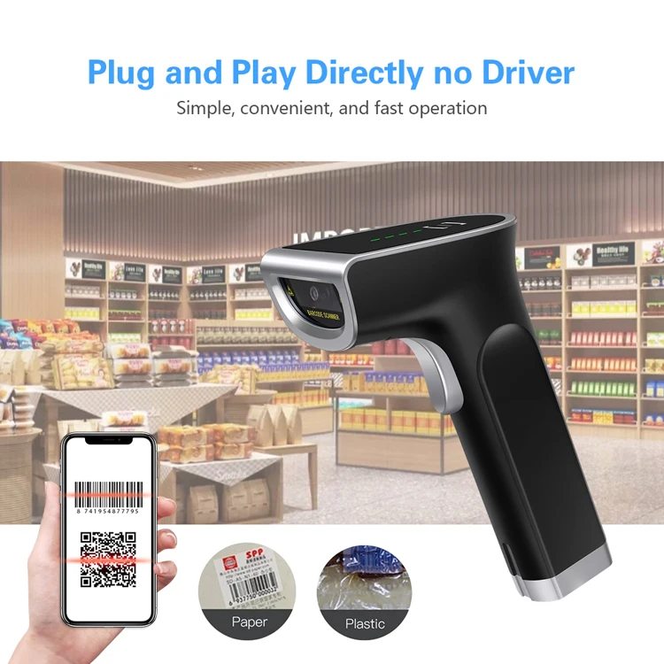 Hands-free 2D Qr Bar Code Reader Lector De Codigo De Barras USB Wired ...