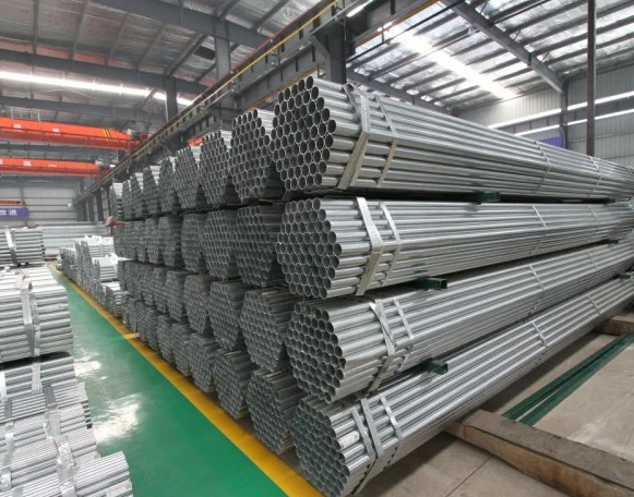 Hot-dip Galvanized Steel Pipe Welded Steel Tube Galvanized Carbon Steel ...