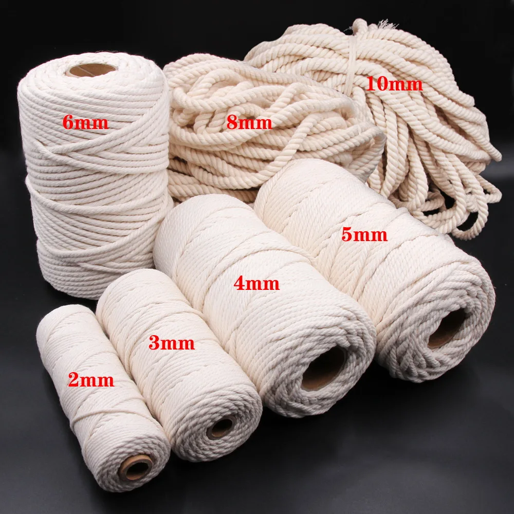 Macrame 9mm Macrame Cord Single Twist Macrame Cord Canada 30 meters ...