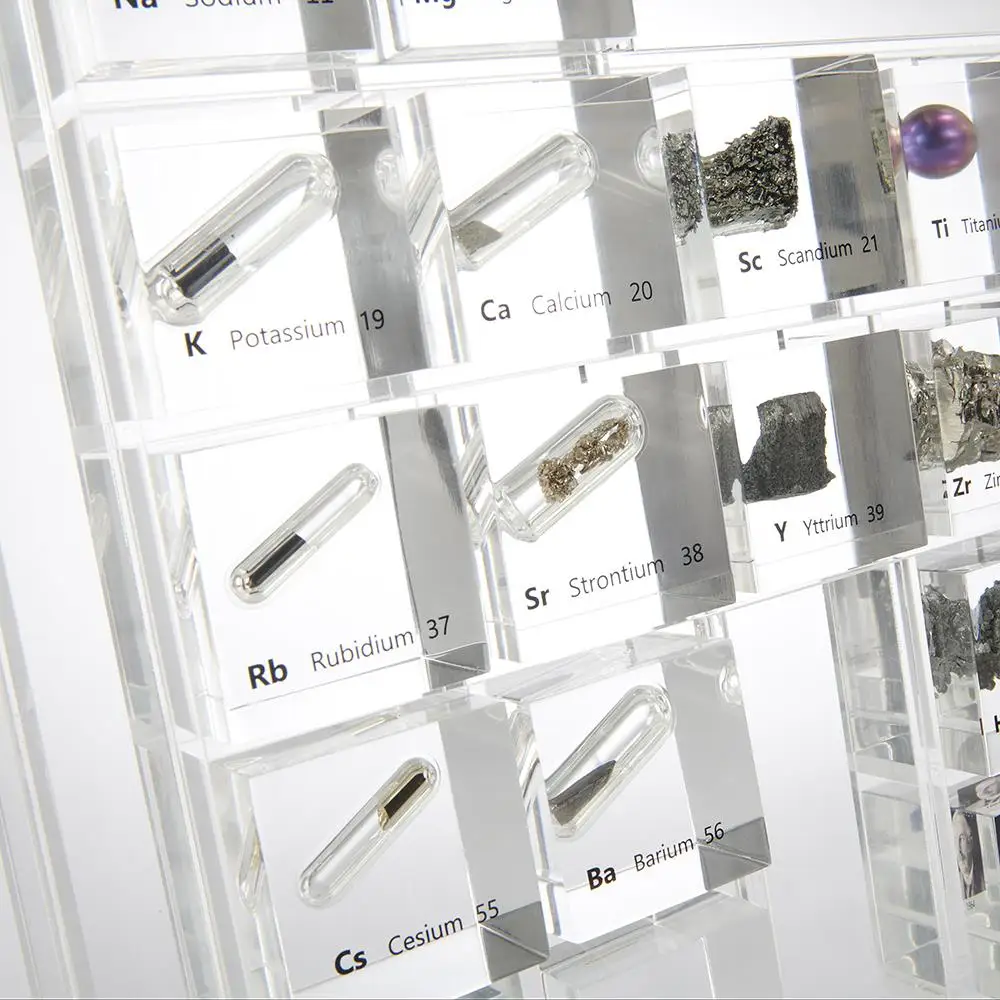Wall Mounted Chemical Element Display Frame Acrylic 118 Periodic Table ...