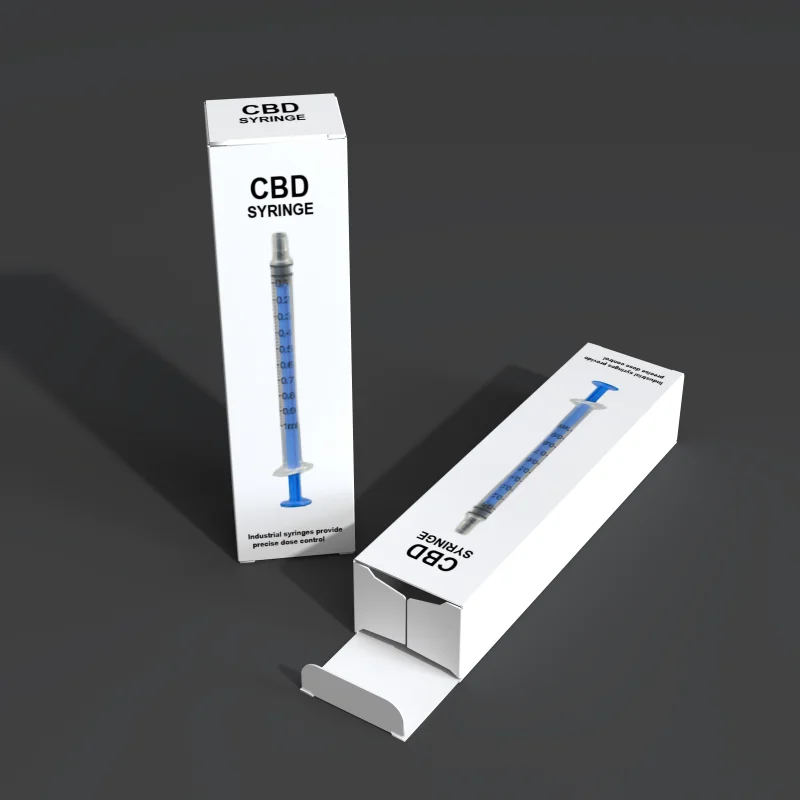 Custom Cartridge Smoking Packaging Cardboard Box Essential Oil Tube ...