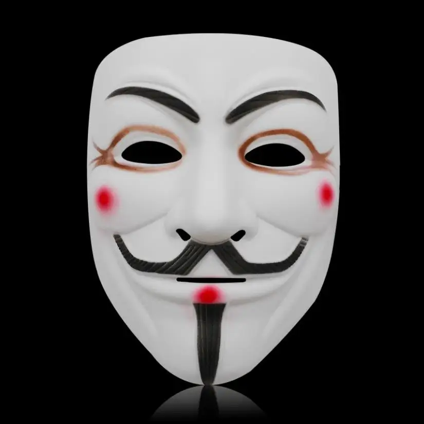 9 V Mask Masquerade Masks For Vendetta Anonymous Valentine Ball Party ...