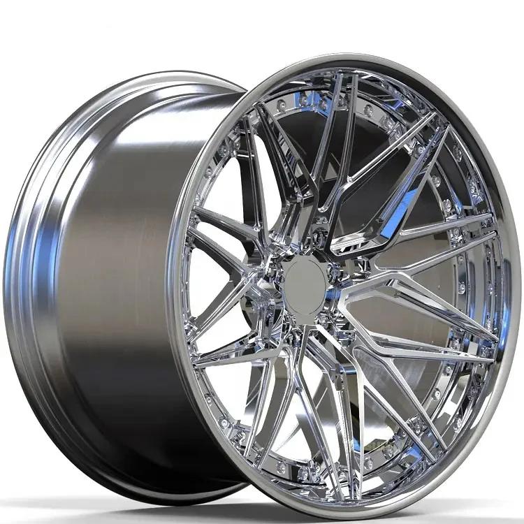 Kipardo Chrome Polish Deep Dish Forged Car Wheels 18-22 Inch