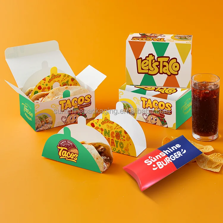 Disposable Restaurant To Go Custom Logo Food Grade Take Away Fried ...