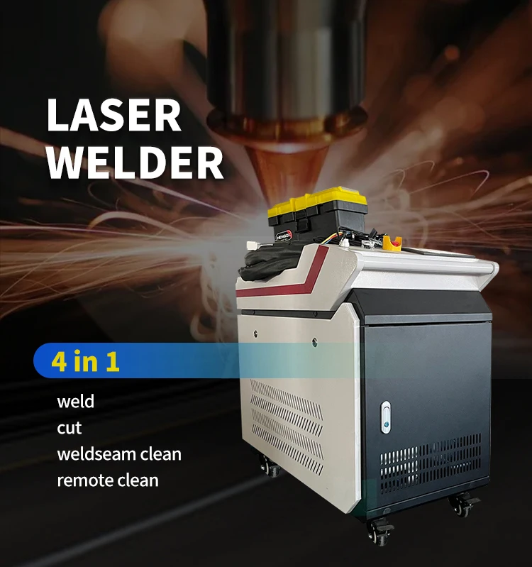 Portable Handheld Fiber Laser Welders 1000w 1500w 2000w 3000w 3 In 1 Laser Cleaner Welder Cutter ...