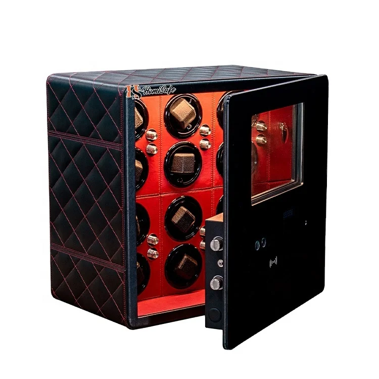Luxury modern Motor Fingerprint Automatic safe with watch winder ...