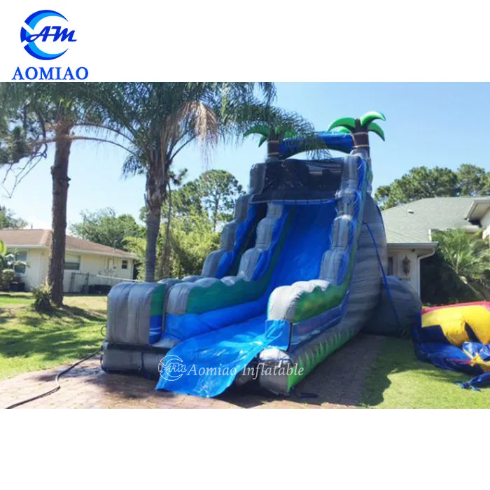 Water Amusement Park Big Desert Oasis Inflatable Water Slide for ...