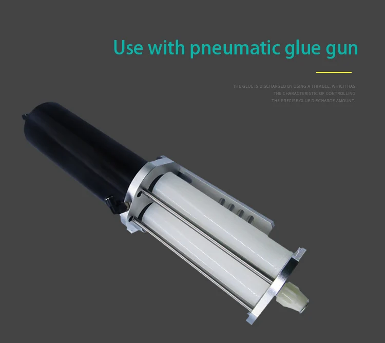 Dual Syringe Cartridge Glue Dispenser Barrel Syringe For Ab Glue ...