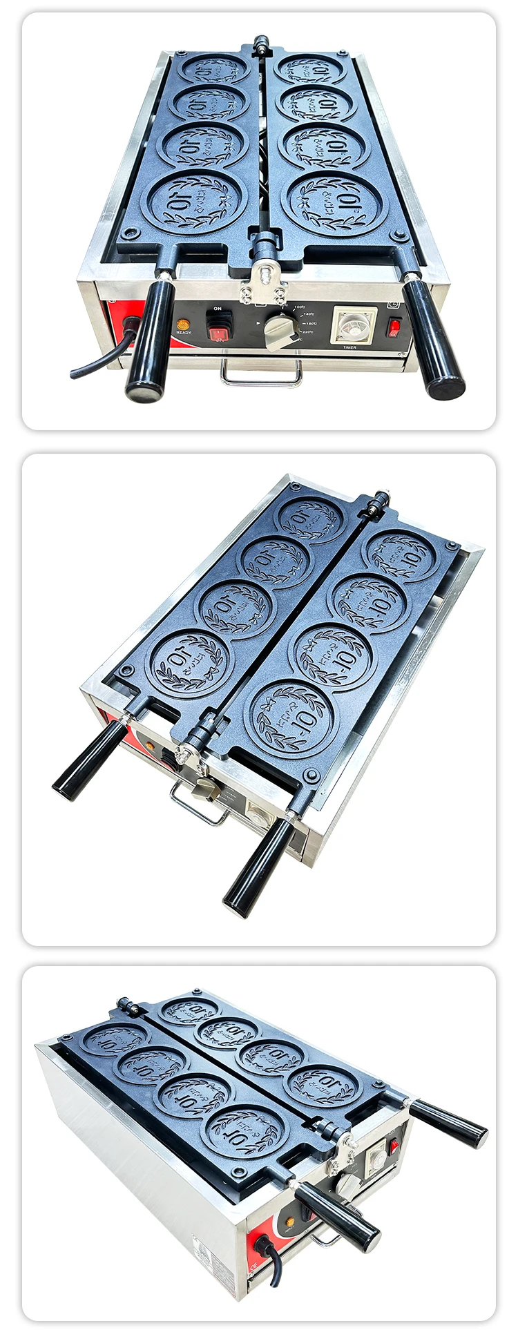 Japanese 10 Yen Coin Cheese Pancake Machine - High Productivity