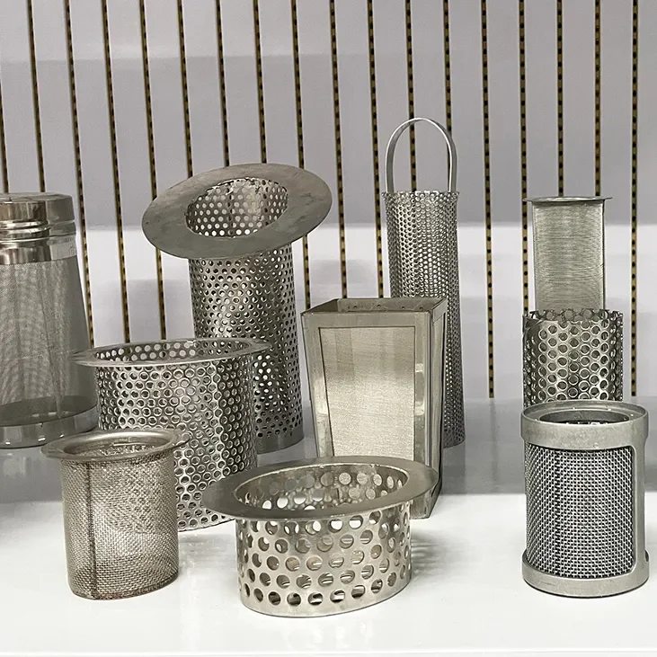 304 316 Stainless Steel Screen Filter Cartridge Wrapped Edge Filter ...