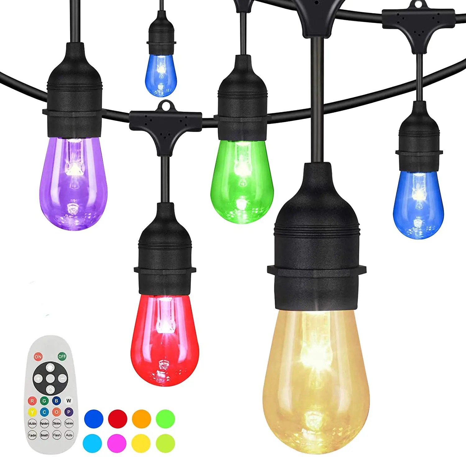 Rgb Wifi Acclarent Illumination Led Edison Rgb String Lights Rgb Lamp ...