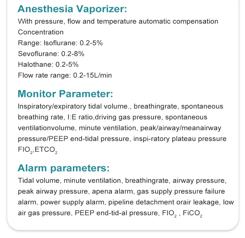 Electric Veterinary Anesthesia Ventilator for Pet Surgical Breathing ...