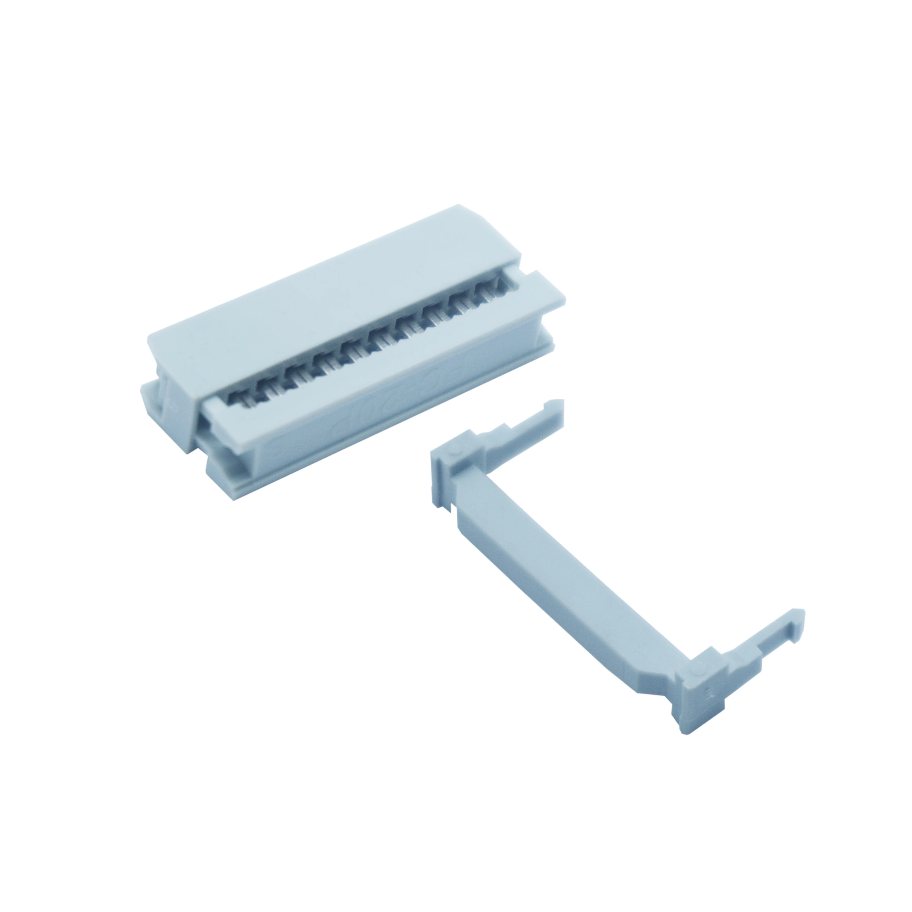 Hot Sale 2.54mm Pitch Idc Socket Male Right Angle Ejector Header Cable ...