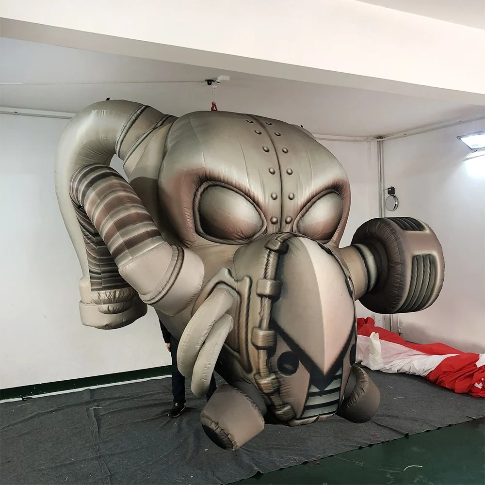 Respiratory Protection Industrial Safety Full Face Inflatable Gas ...