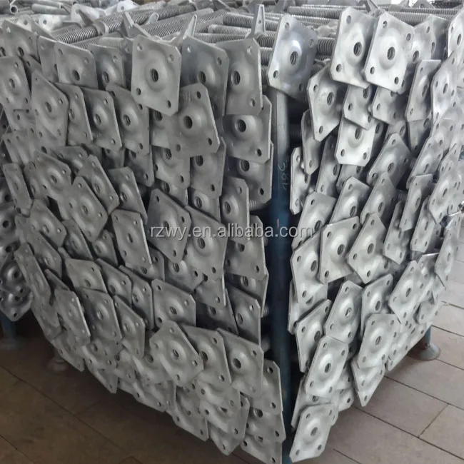 Galvanized Swivel Base Plate Scaffolding System Screw Jack| Alibaba.com