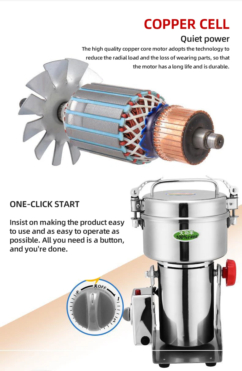 Top List Good Quality Corn Flour Grinding Mill Crusher Spice Smasher ...