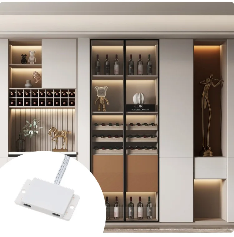 12V 24V Automatic Sliding Door Sensor Switch LED Sensor Control Cabinet ...