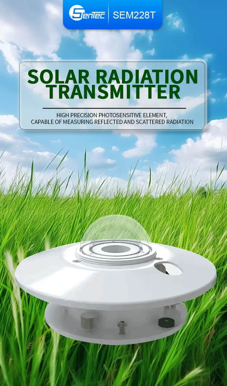 SEM228THigh Precision Lora Lorawan Wifi Gprs 4G Total Solar Radiation ...