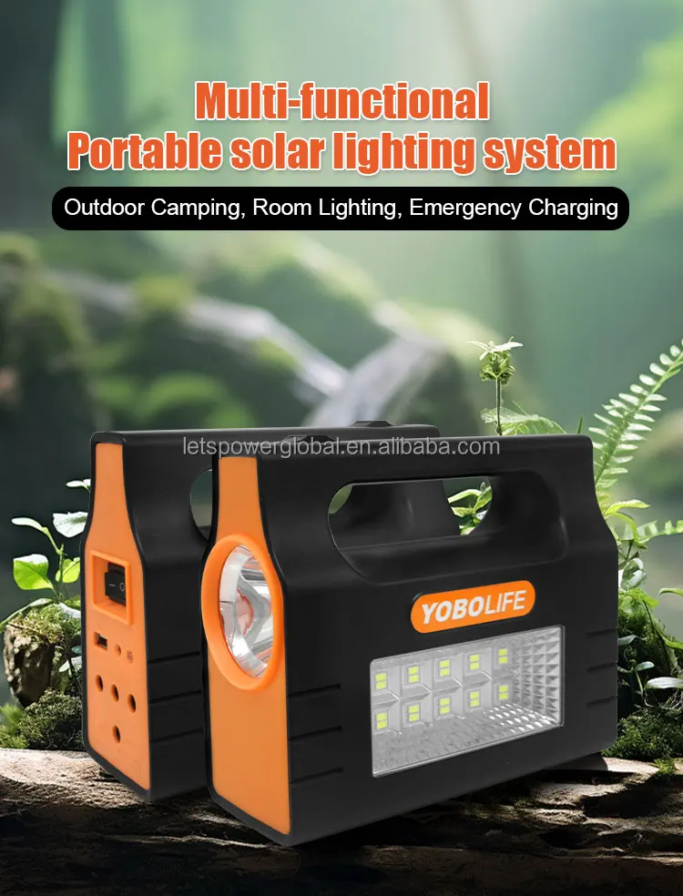 Yobolife Solar System Lighting - Reliable Small Solar Kit