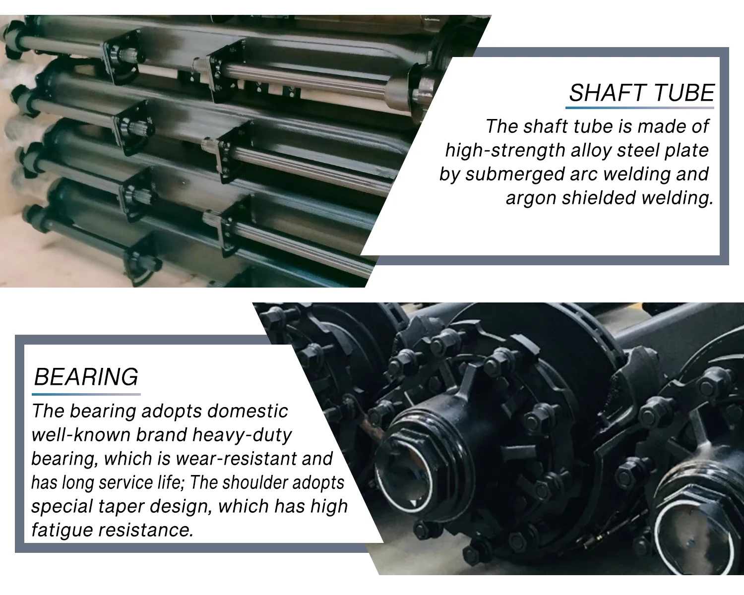 Used Semi Trailer Axle Bpw Trailer Axles Produced By Chinese Factories ...