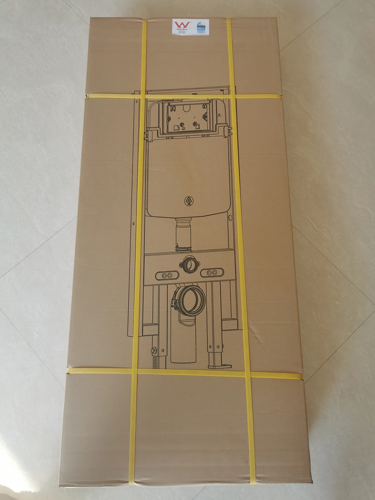 High Quality Dual Flush Hidden Water Tank R&t Concealed Cistern Wall ...