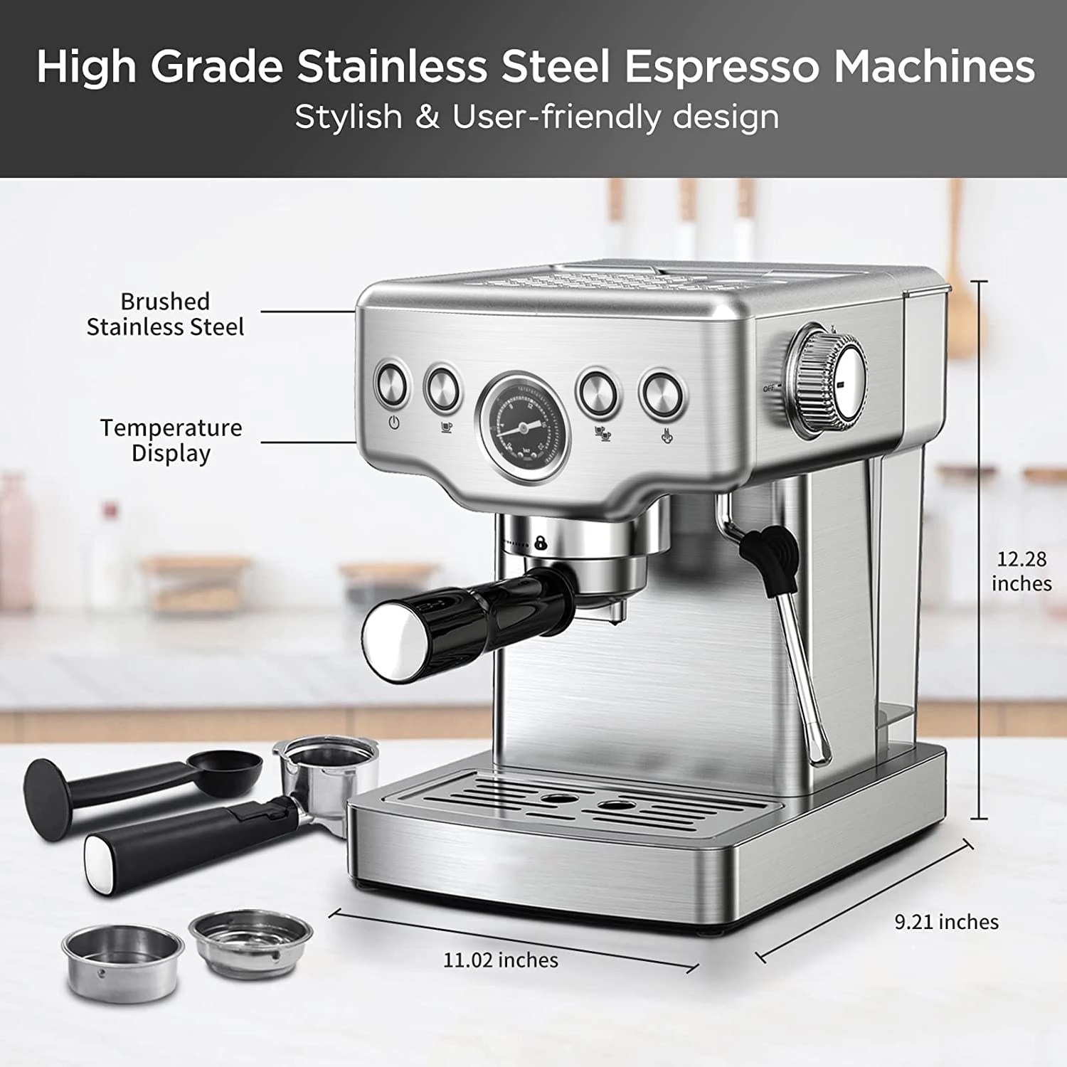 Espresso Coffee Maker for Home, Office, and Restaurants - Semi ...