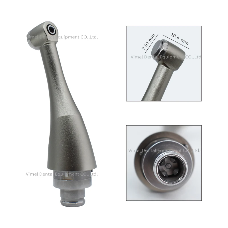 6:1 Contra Angle Head Dental Reduction Electric Push Button Handpiece Cordless Endodontic Endo ...