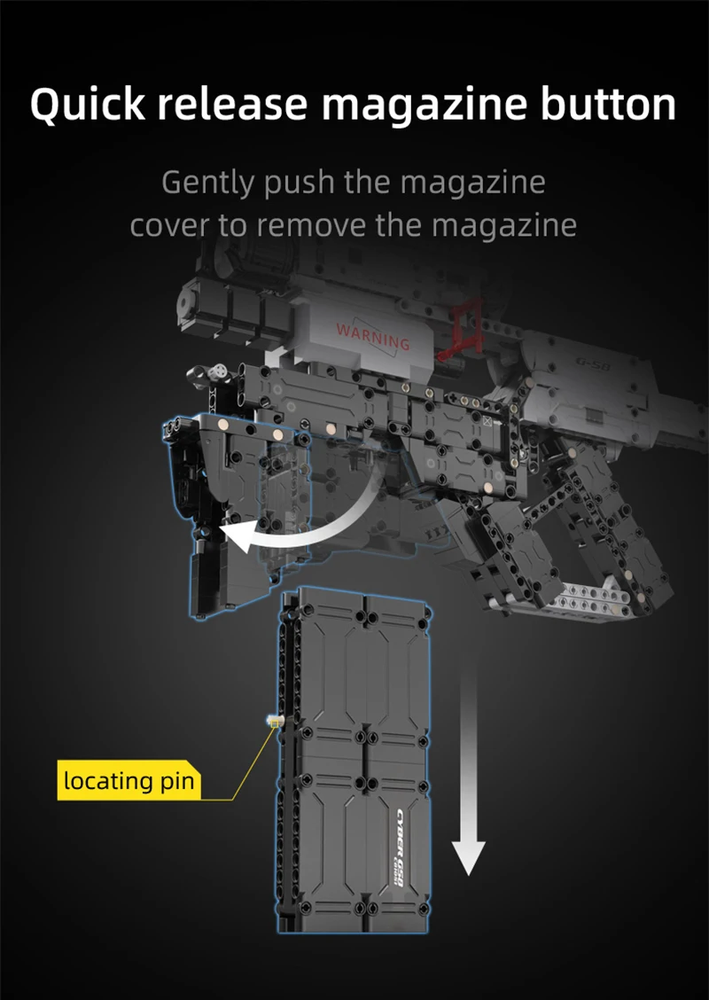 Cada Swat Military Weapon G58 Submachine Gun Model Building Blocks City ...