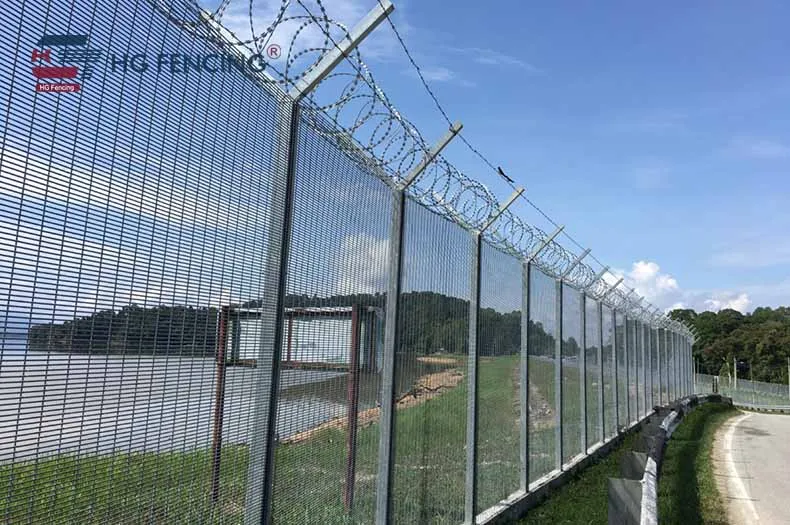 High Security Anti-Climb 358 Fence for Prison & Gardens
