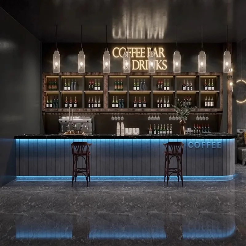 Custom Vintage Bar Pub Reception Desk Coffee Shop Hotel