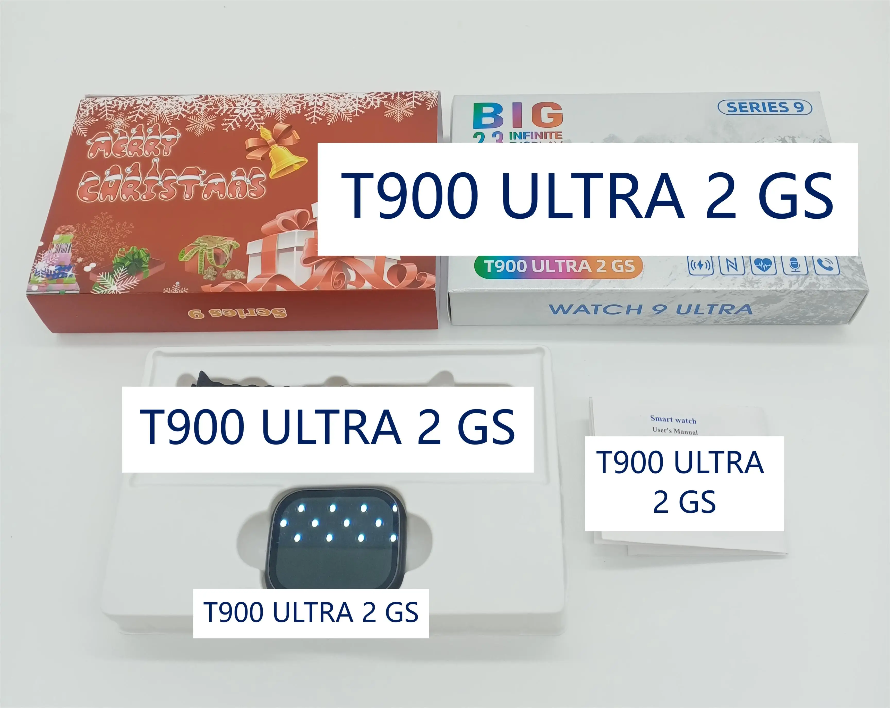 T900 Ultra 2 Gs Smart Watch 2.02 Amoled 260mah Bt Call Music Sleep Monitor Heart Rate Blood ...