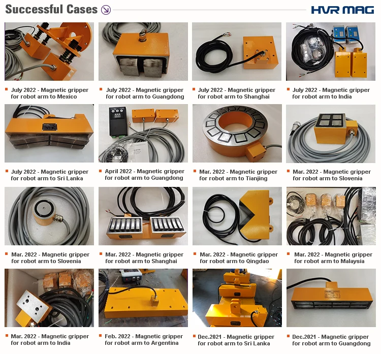 Electromagnetic Gripper Robotic for Industrial Robot Arm to Collet ...
