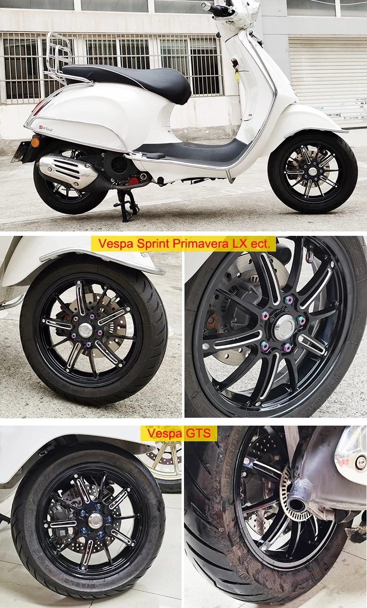 150cc Sprint Primavera Cnc Aluminium Alloy Wheel Motorcycle Rims For ...