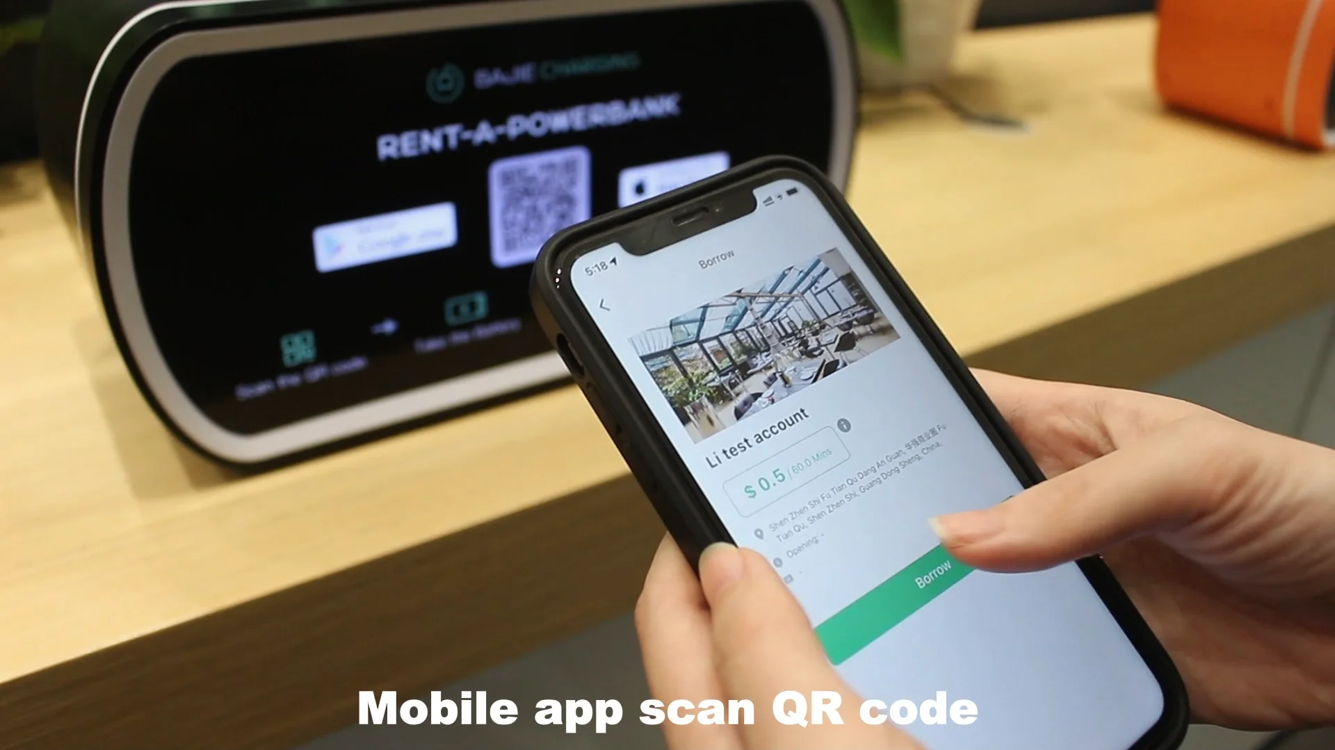 Bajie Custom Qr Code Public Charging Station 6 Slots Sharing Phone ...