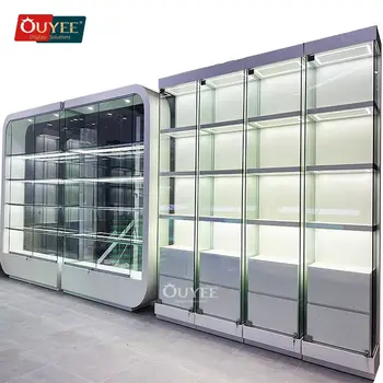 Supplier Wooden Display Showcase Lockable Glasses Cabinet Dispensary ...